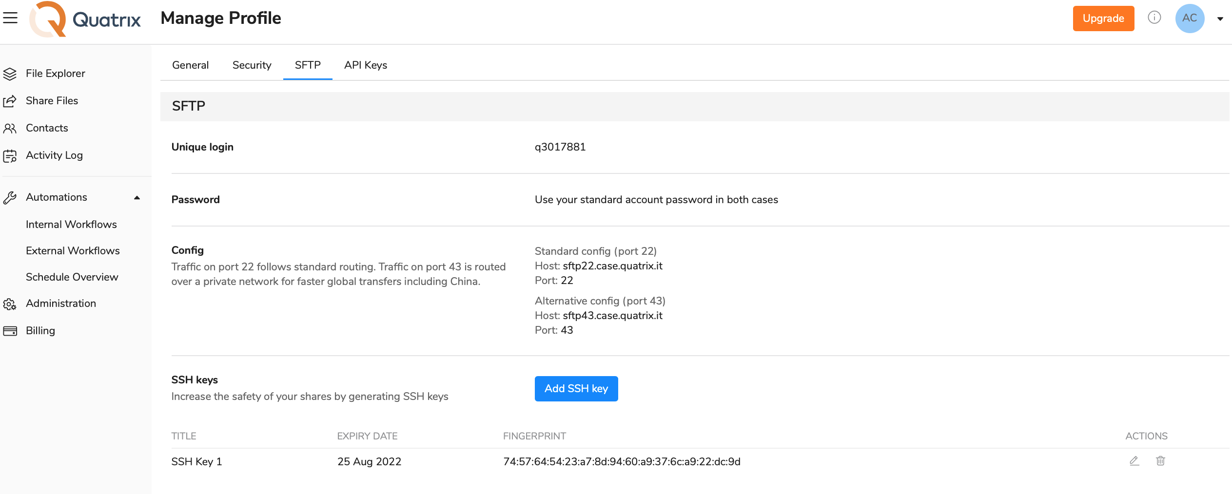 Sftp Module